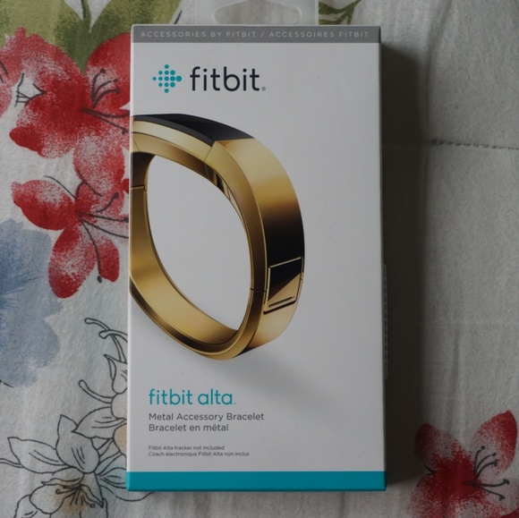 fitbit | Jewelry | Fitbit Alta Gold Band Tracker Not Included | Poshmark